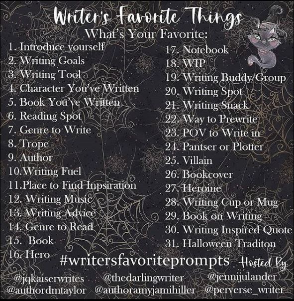 Writer’s Favorite Things (Pt One #1 to 16) — Derek Barton – 2020 – The ...